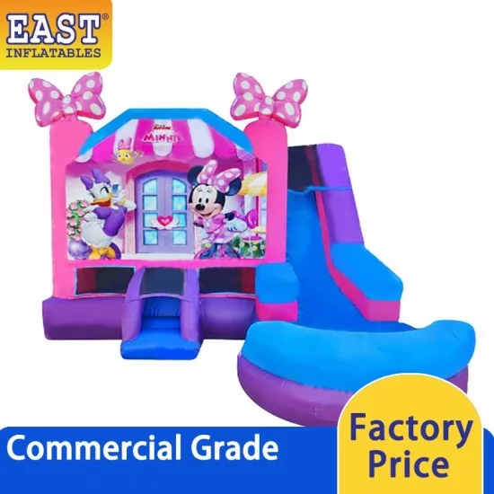 Minnie Mouse Bouncy Castle Buy Minnie Mouse Bouncy Castle Bouncy Castle With Slide East
