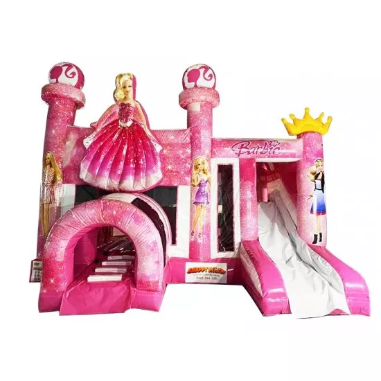 Cheap Princess Barbie Castle For Sale - Bounce House With Slide