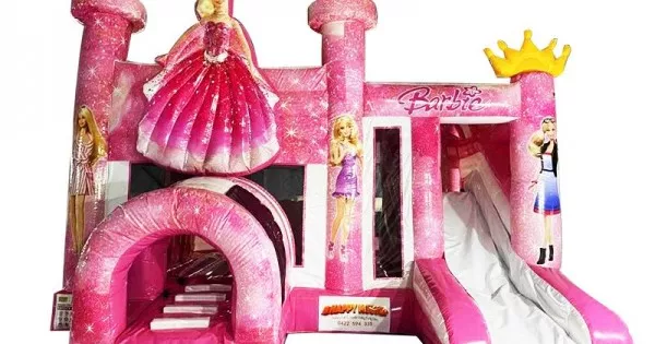 Cheap Princess Barbie Castle For Sale - Bounce House With Slide