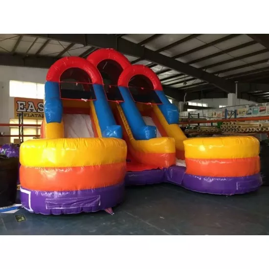 Double Splash Water Slide, Buy Double Splash Water Slide - Inflatable ...